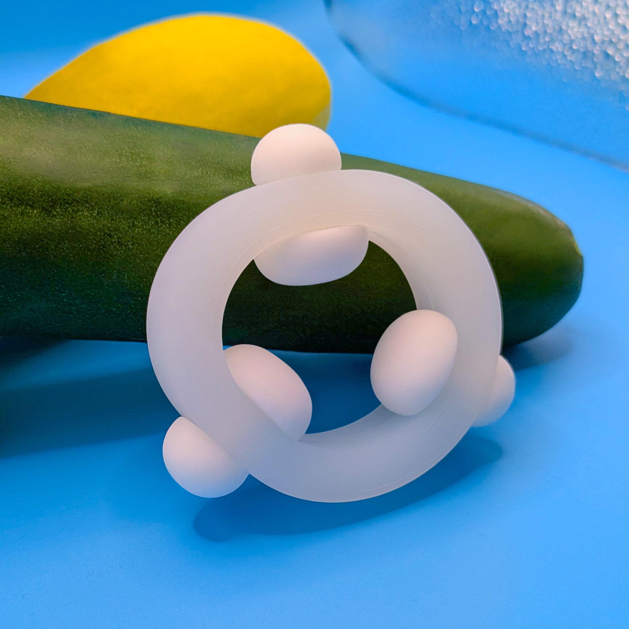Triple Play in Translucent White – Silicone Workshop